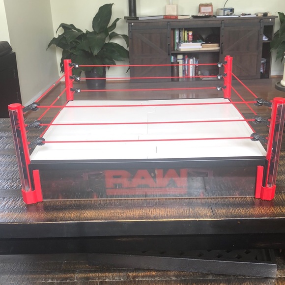 Mattel | Toys | Mattel Wwe Raw Wrestling Ring W Led Lights | Poshmark